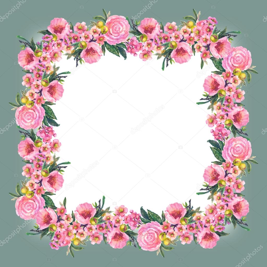 Peonies Frame — Stock Photo © Z.Smolyar #41114373