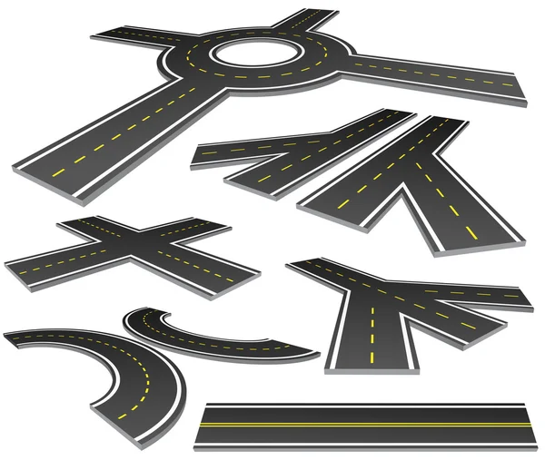 Different shape of roads Stock Vector Image by ©blueringmedia #118398992