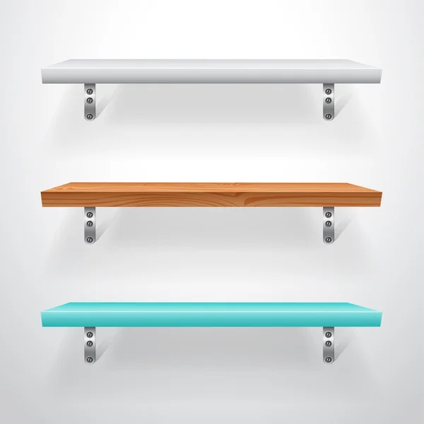 Vector glass shelves Stock Vector Image by ©YasnaTenDP #17594375