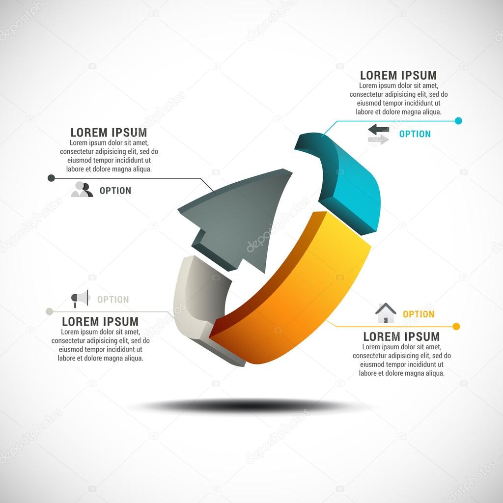 Infographic Stock Vector by ©grki 49379557
