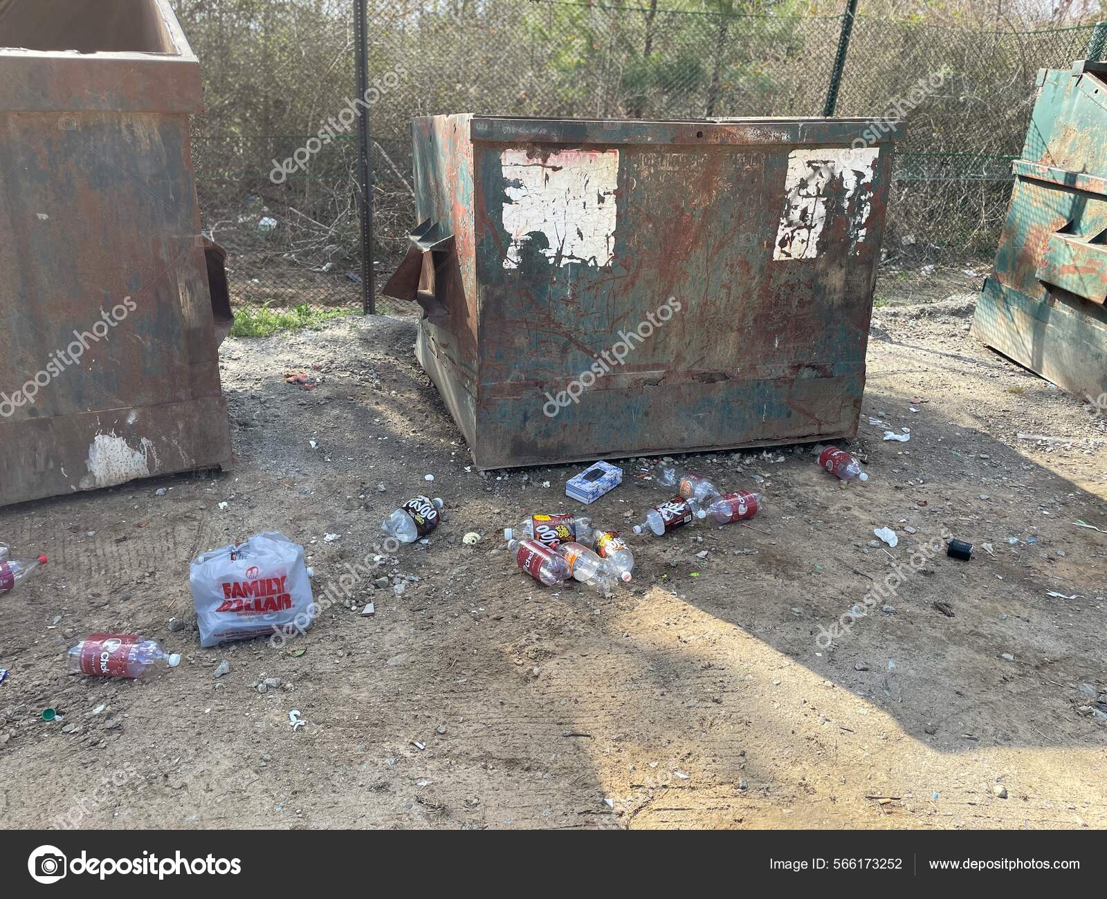 Grovetown Usa Trash Waste Dumpsters County Dump Close – Stock Editorial ...