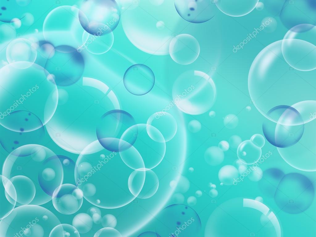 Bubble blue pattern — Stock Photo © somen #40536865