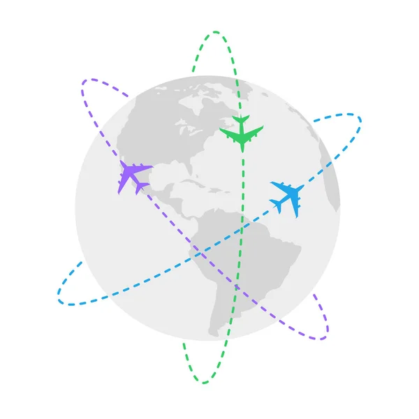 Global air routes Stock Photos, Royalty Free Global air routes Images ...