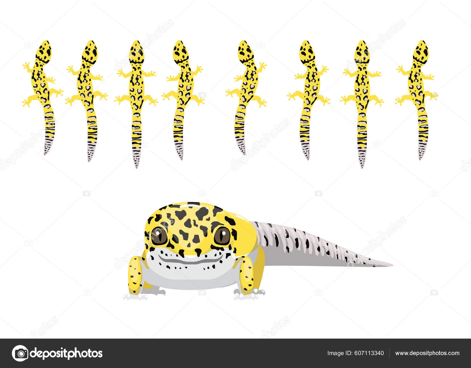 Leopard Gecko Cartoon