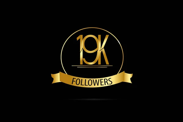 100,000 19k follower achievement Vector Images | Depositphotos