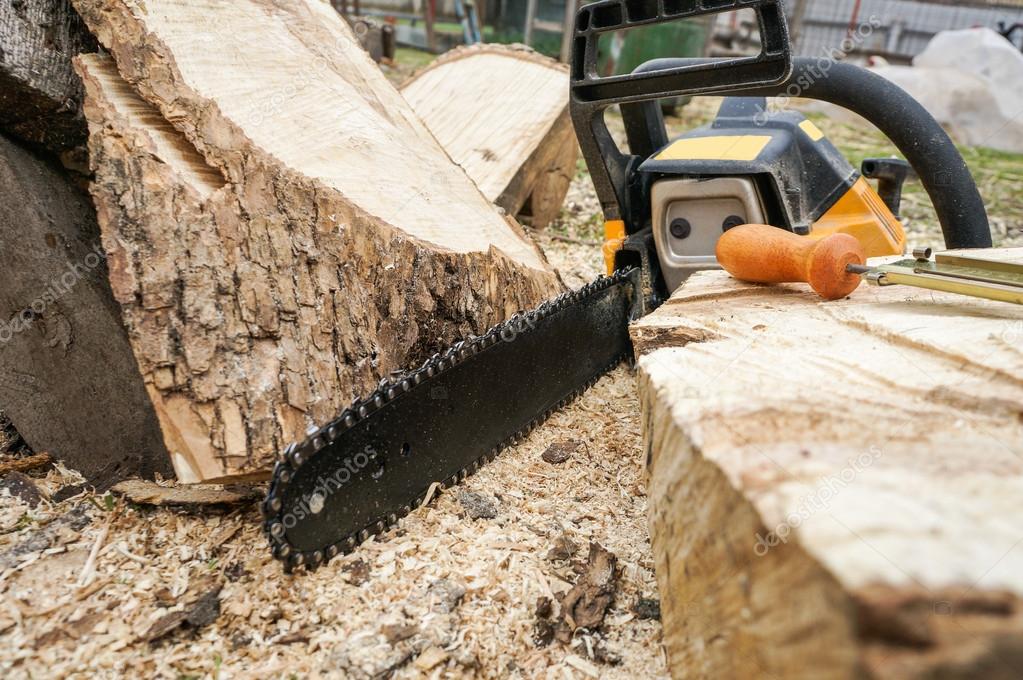 Chainsaw — Stock Photo © PEPPERSMINT #44644935
