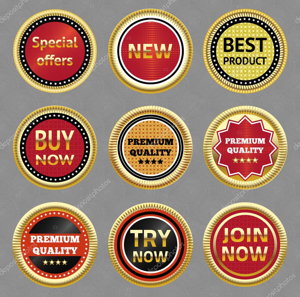 Set of vector labels Stock Vector Image by ©RegioEligo #40754629