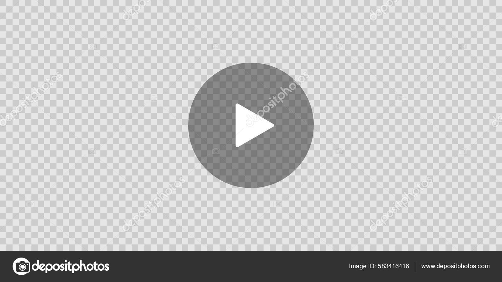 Video Player Transparent Background Illusttation Stock Vector by ...