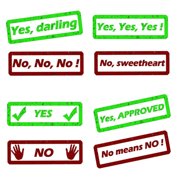 Vector rubber stamps on white background Stock Vector Image by ...