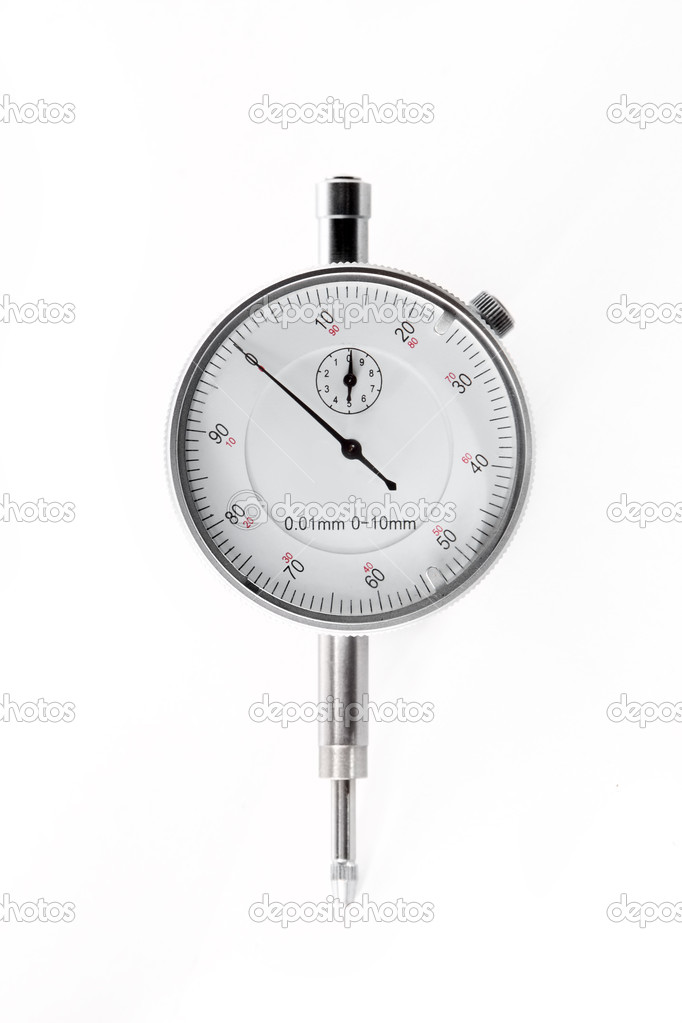 Dial gauge on white background Stock Photo by ©ua1atn 39571131