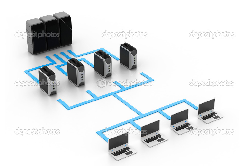Computer network Stock Photo by ©hywardscs 42779863