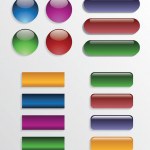 Rainbow buttons Stock Vector Image by ©Huhli13 #13774561