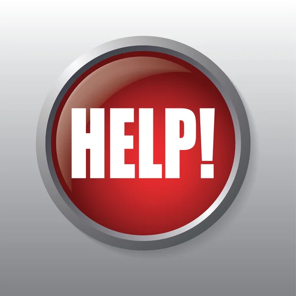 Help button red Stock Vector Image by ©Grounder #13981199
