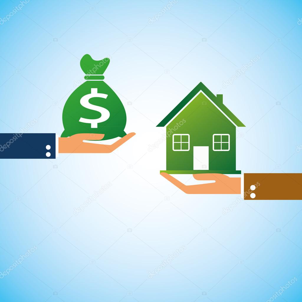 Hand bring money home Stock Vector Image by ©3rus #43341327