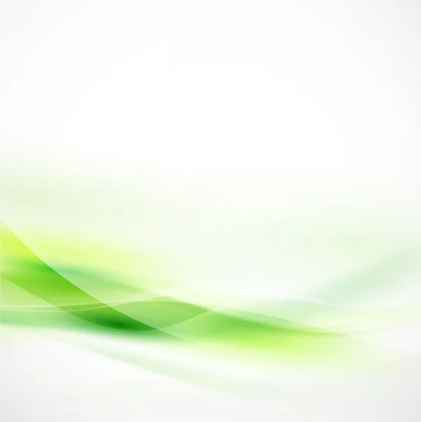 Abstract smooth green flow background for nature tech or science ...