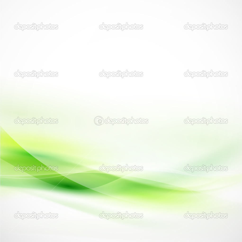 Abstract smooth green flow background, Vector illustration Stock Vector ...