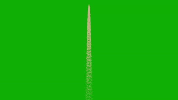 Pouring Sand Motion Graphics Green Screen Background — Stock Video ...