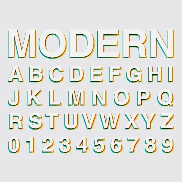 Alphabetic fonts and numbers Stock Vector Image by ©wimstock #46947943