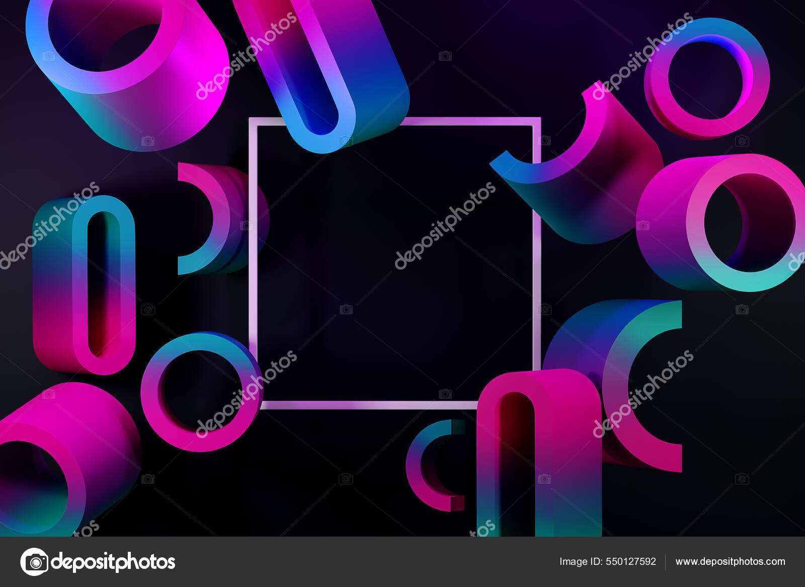 Rendering Geometric Unique Backgrounds Posters Flyers Print Packaging ...