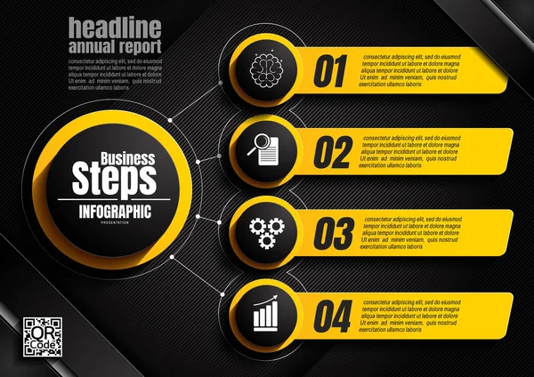 Infographic Business Data Process Chart Design Template Presentation ...