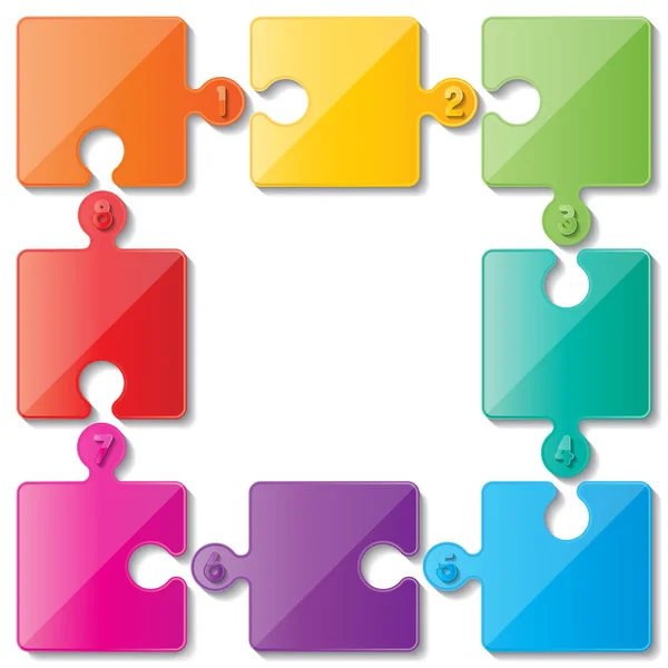 Paper puzzle infographics Stock Vector by ©sapannpix 55709859