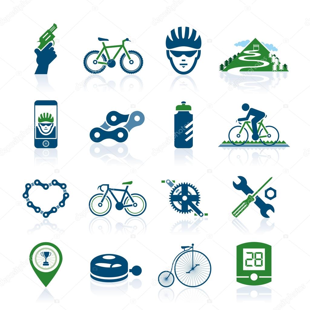 Bicycle icon set Stock Vector by ©erryan 51718129