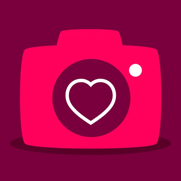 100,000 Camera with heart Vector Images | Depositphotos