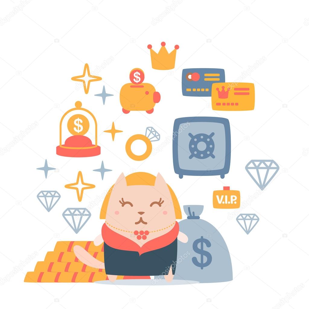 Rich Lady Clipart Free