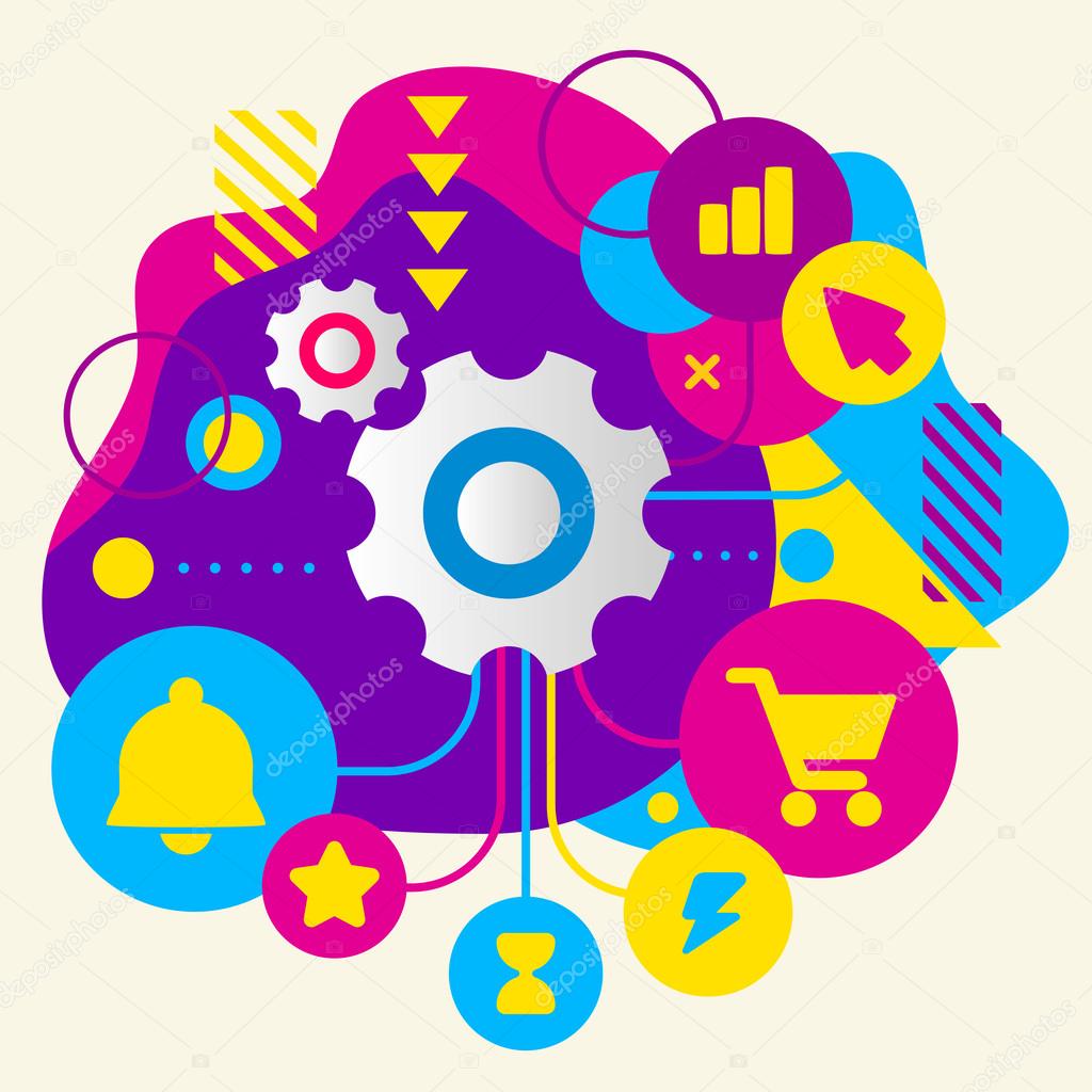 Cogwheel Stock Vector by ©wowomnom #43622327