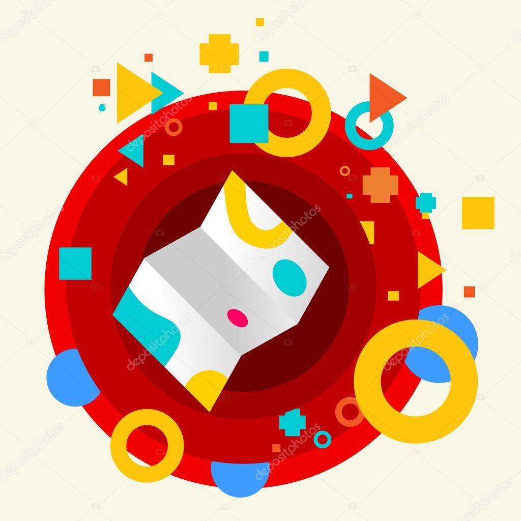 Map banner Stock Vector by ©wowomnom 43666419