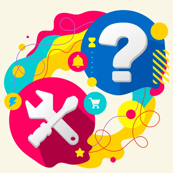 Clock and question mark Stock Vector by ©wowomnom 45012341