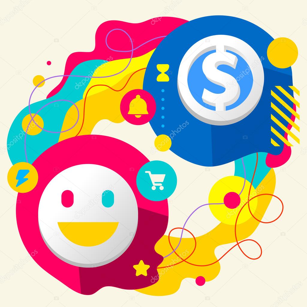Smile and dollar sign Stock Vector Image by ©wowomnom #45012917