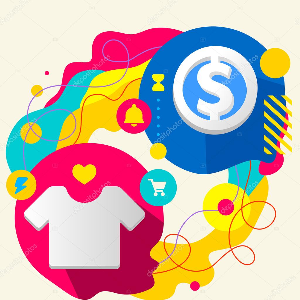 T shirt and dollar sign Stock Vector Image by ©wowomnom #45013057