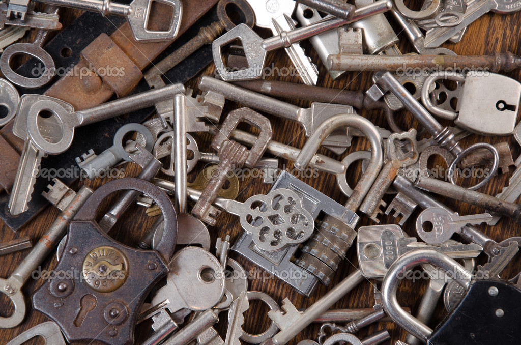 A set of old keys Stock Photo by ©thodonal 44510829