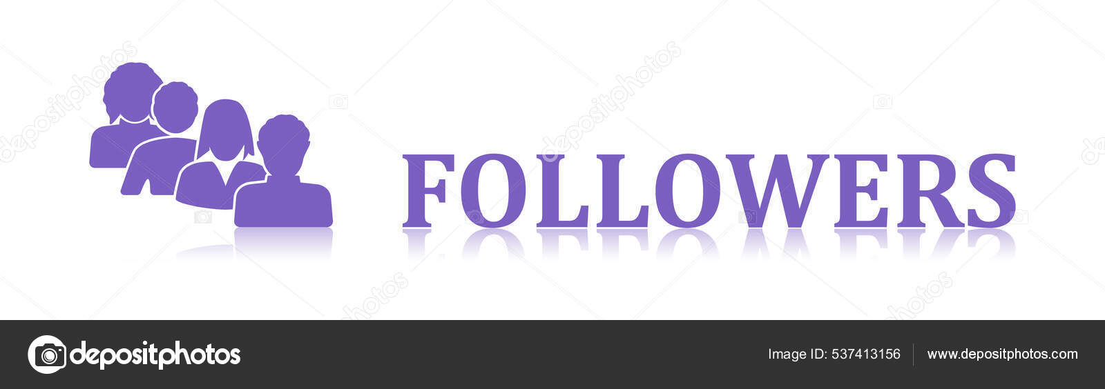 Illustration Followers Concept — Stock Photo © thodonal #537413156