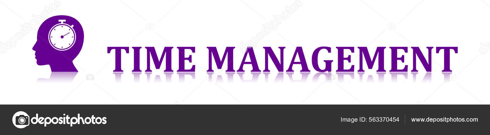 Illustration Time Management Concept — Stock Photo © thodonal #563370454