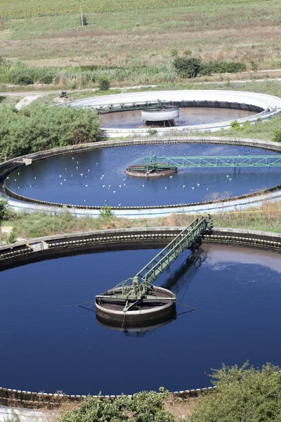 Cleaning construction for a sewage treatment — Stock Photo © dechevm ...