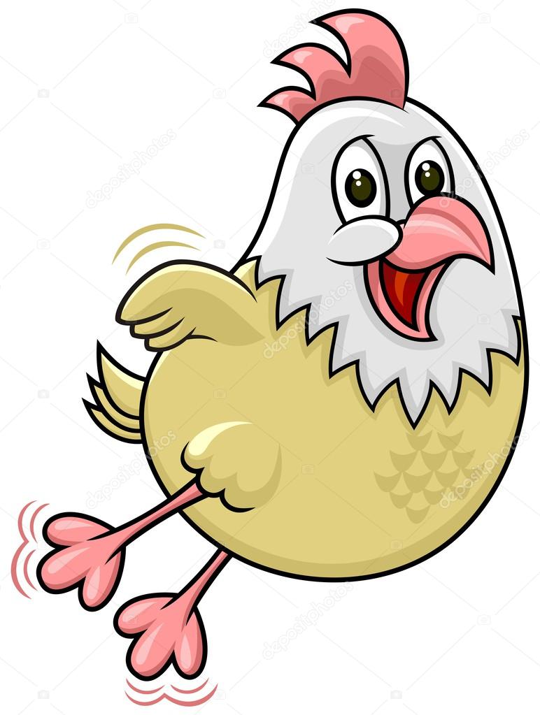 Pink chicken 01 Stock Vector Image by ©guntariana #40334231