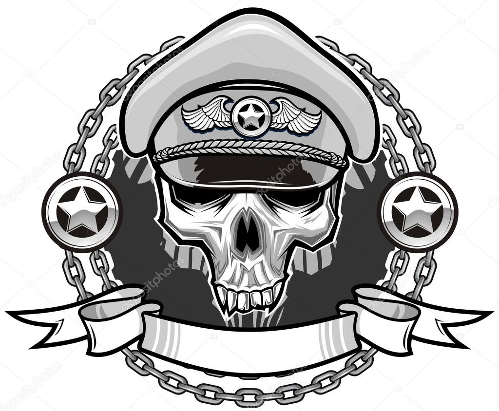 Outlaw skull Stock Vector Image by ©guntariana #40334793