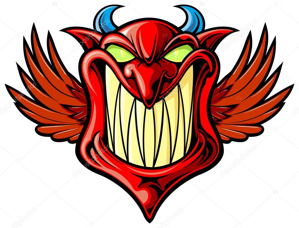 Red devil — Stock Vector © guntariana #40335589