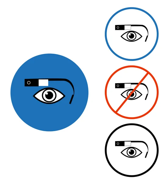 Google glasses icon Vector Art Stock Images | Depositphotos
