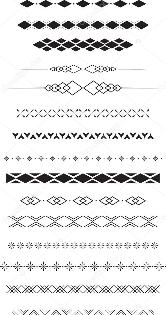 Geometric text dividers Stock Vector by ©Hipatia 51588593 Geometric text dividers Stock Vector by ©Hipatia 51588593