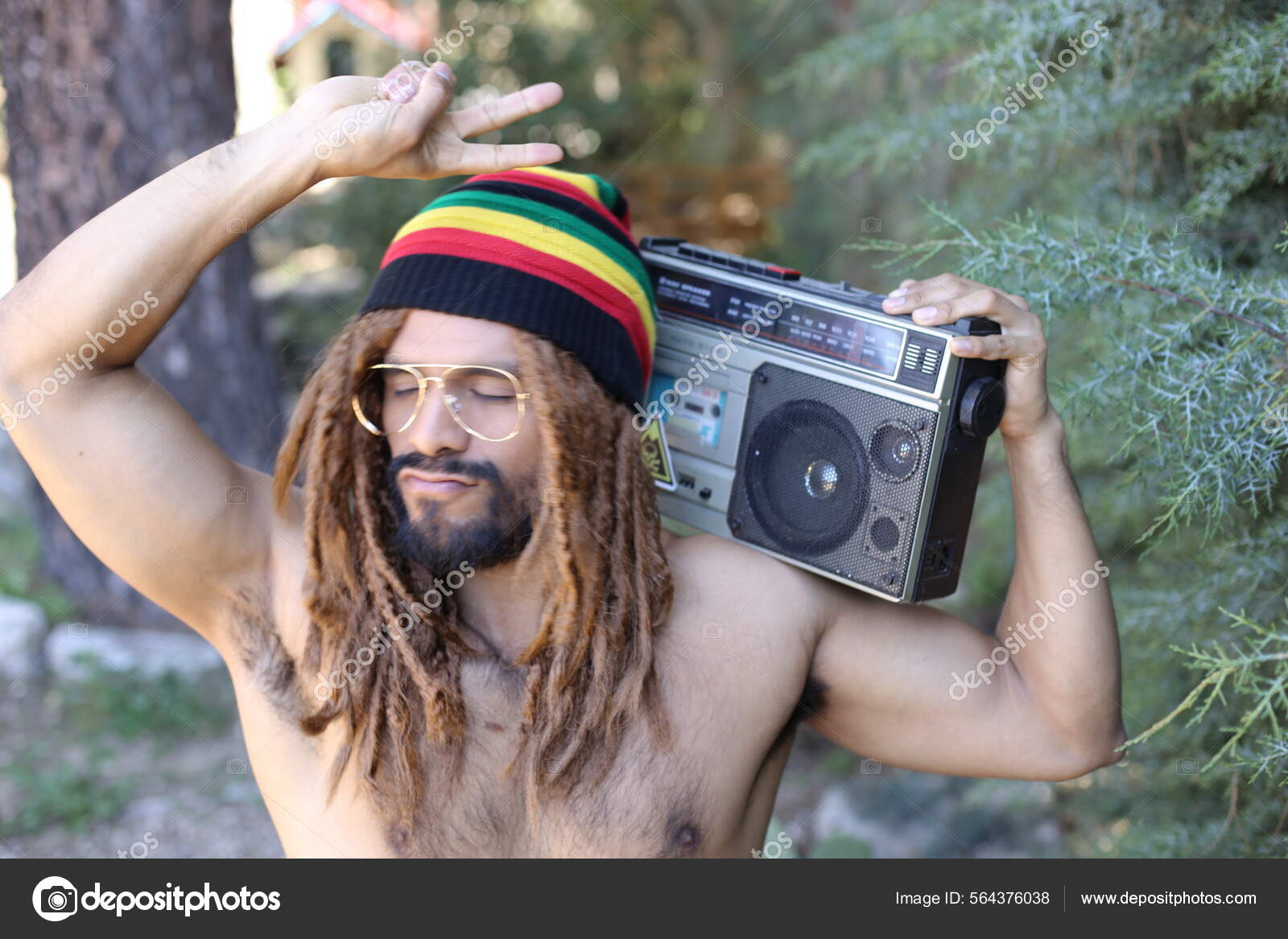 Dreadlock Rasta Hat
