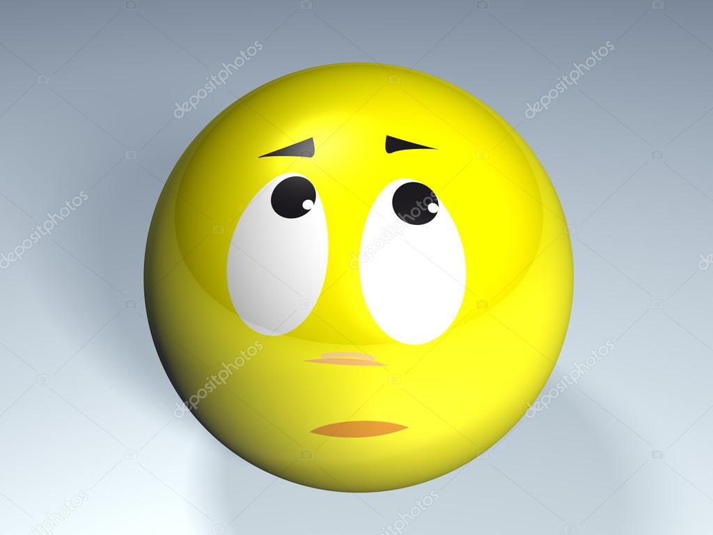 Upset emoticon face — Stock Photo © salvatore70_2000 #40082933