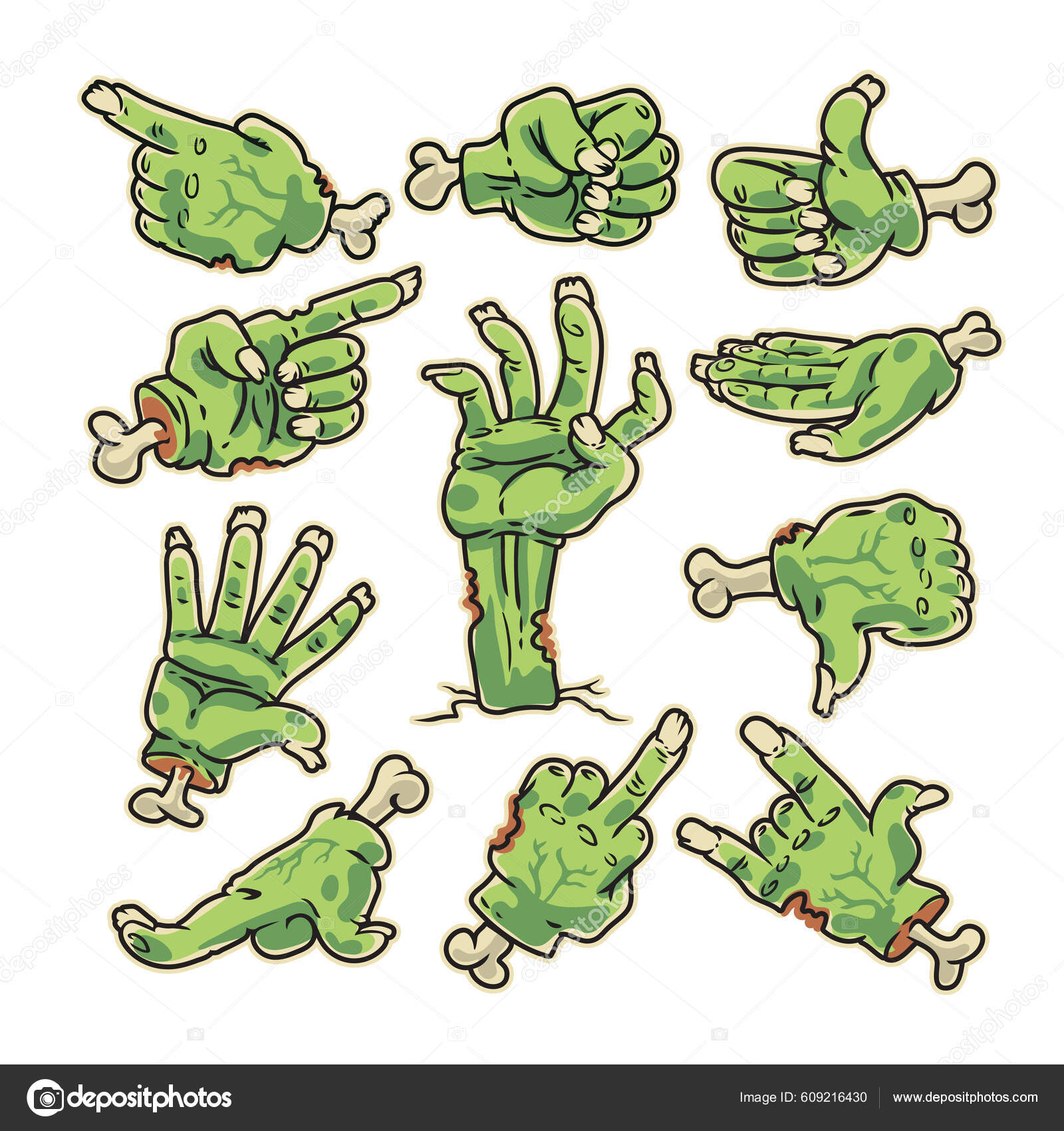 Zombie Hands Background