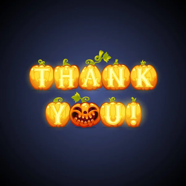 Thank you halloween Vector Art Stock Images | Depositphotos