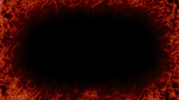 Seamlessly Looping Red Horror Tentacles Vignette Black Background ...