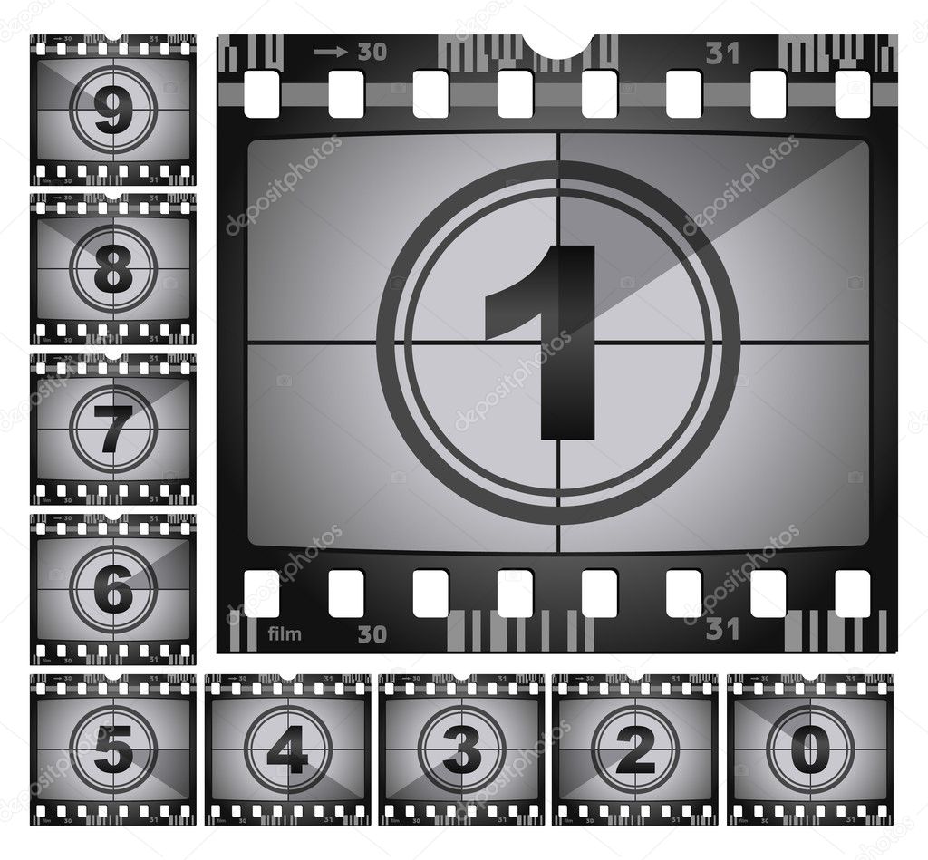 Film countdown Stock Vector by ©sonia_eps 40850485
