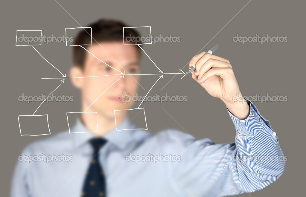 Man fishbone chart Stock Photo by ©phase4studios 42832703