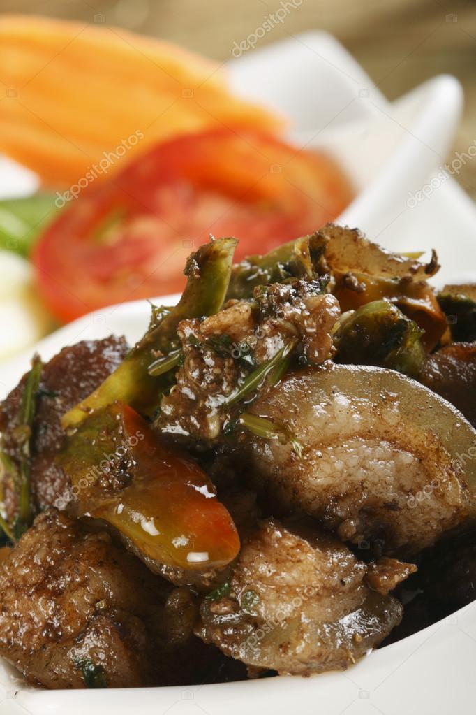 Pork kachampuli curry from Coorg — Stock Photo © manubahuguna #49828431